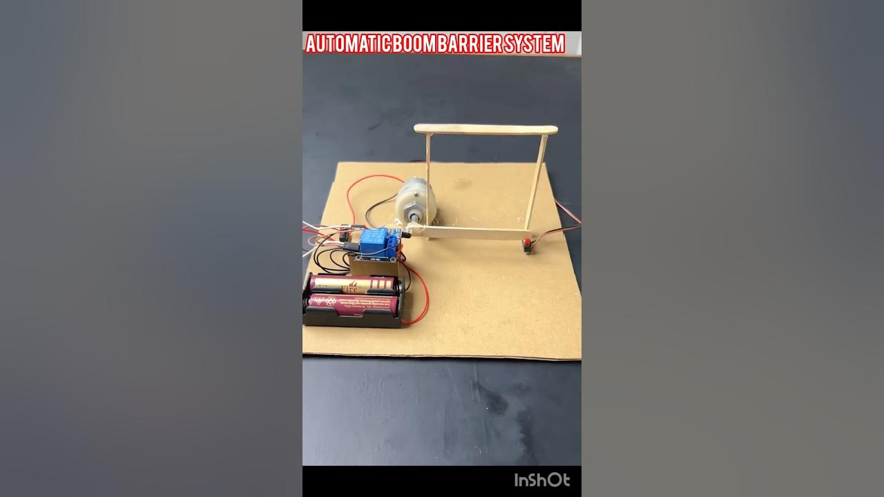 "Automatic Boom Barrier System Using Arduino | DIY Gate Control"#shorts ...