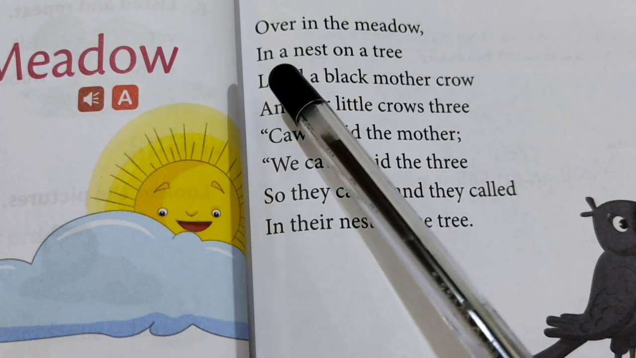 Class:2 English Poem: Over in the Meadow. Part:2 - YouTube