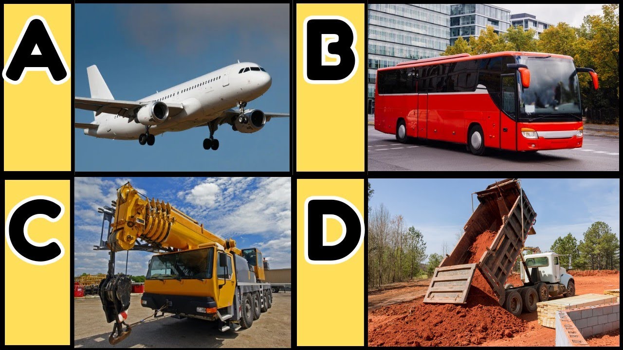 ABC Vehicles for kids |A to Z Vehicles |Vehicles Vocabulary|Vehicles ...