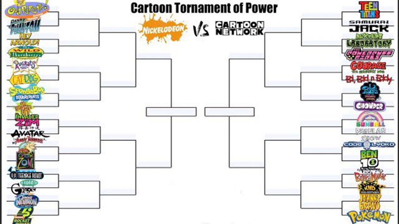 (Podcast) Cartoon Tournament of Power: Cartoon Network vs Nickeloden ...