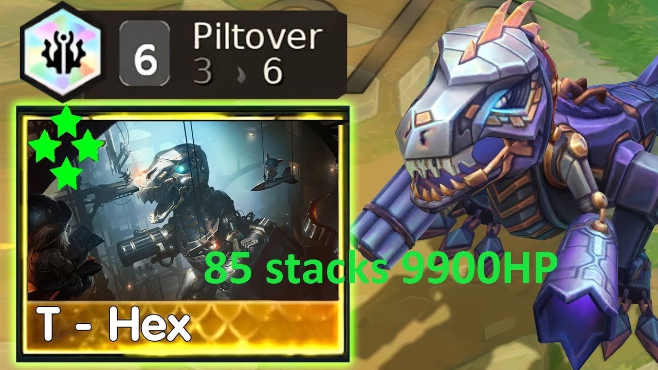 TFT MÙA 9 - KHỦNG LONG T-HEX 4 SAO 9900HP TEAM BẠN BẤT LỰC - YouTube