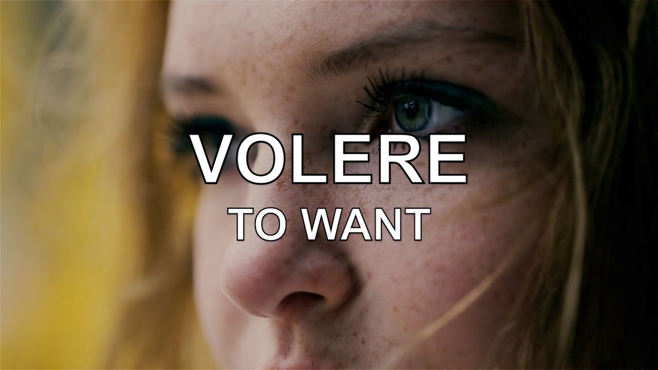 Learn Italian: The Verb "Volere" (To Want) - YouTube
