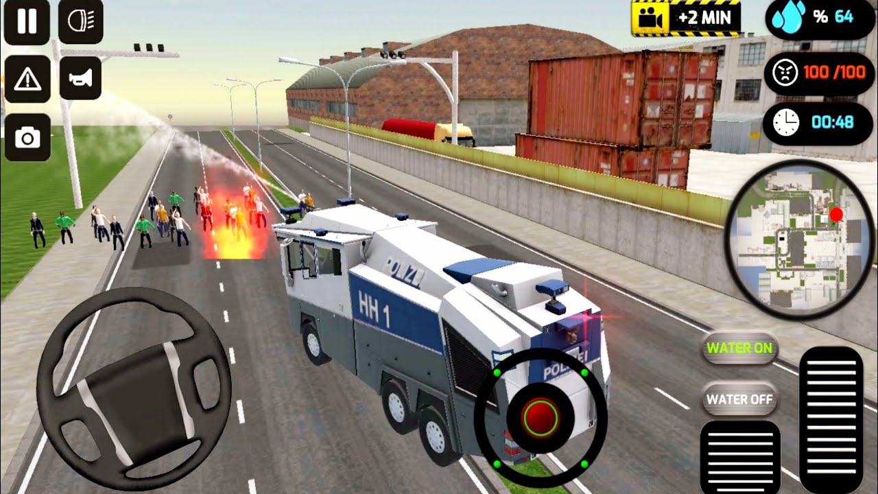 Police Riot Simulator: Police Truck Game - Android IOS Gameplay - YouTube