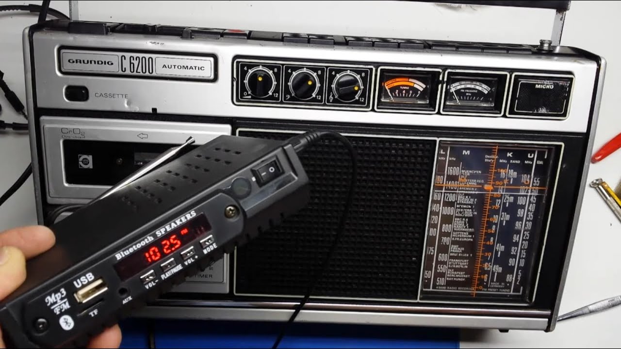 Grundig C6200 Automatic - Vintage Radio Cassette Recorder (3) - YouTube