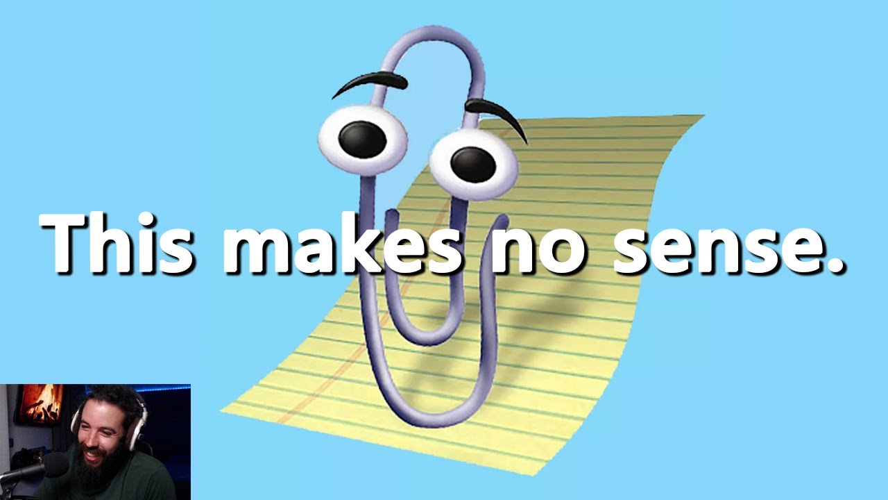 Why is everyone using clippy now?? - YouTube