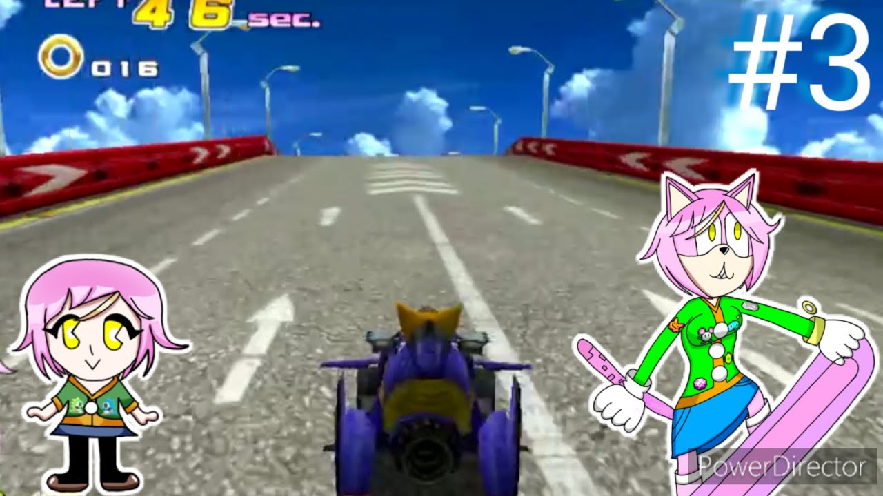 Sonic adventure 2 part 3 chase the president - YouTube
