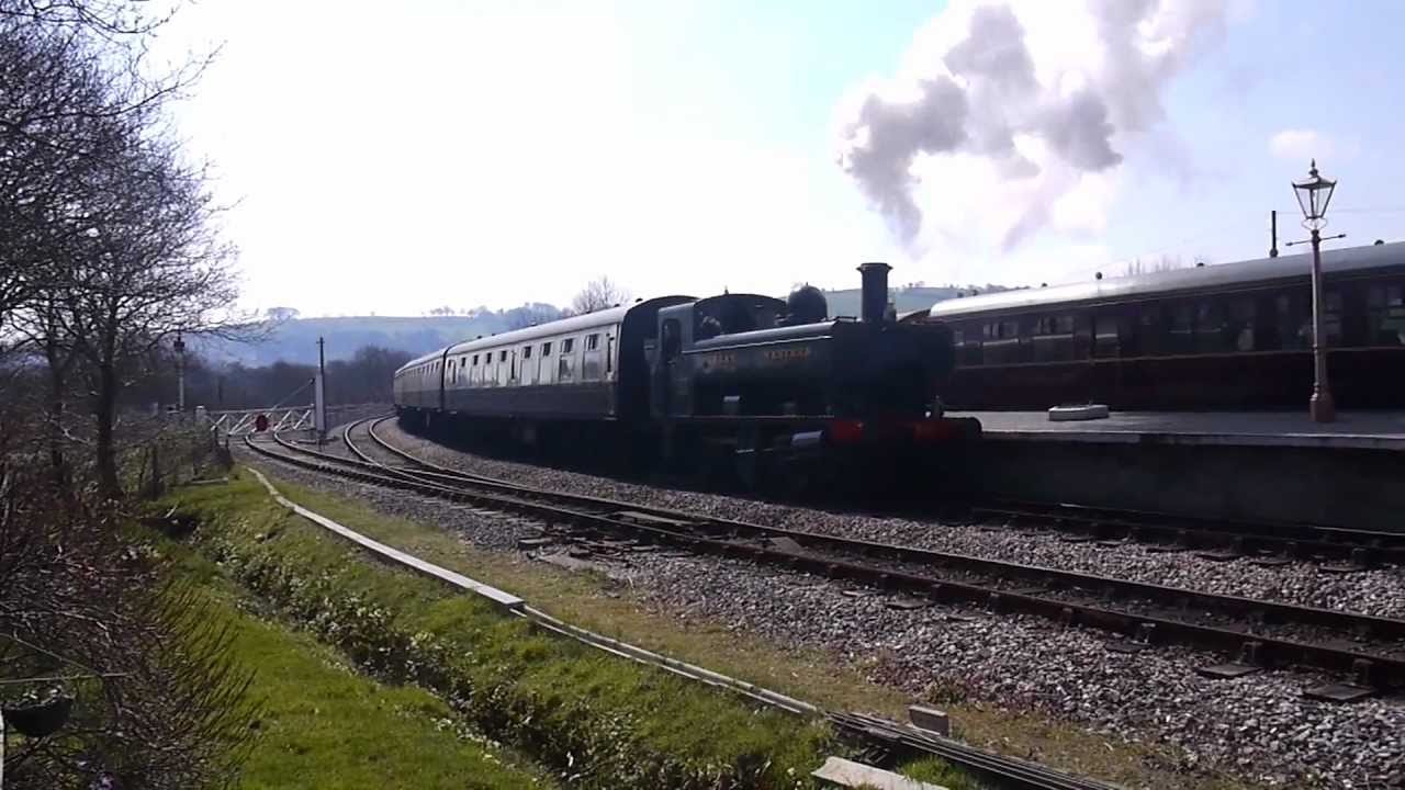 1366 Class GWR Pannier No 1369, Totnes, South Devon Railway, April 2013 ...