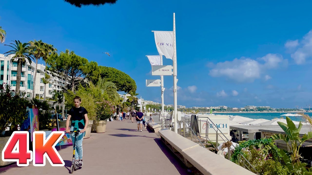 Walk around La Croisette in Cannes, French Riviera with me #cannes 🇫🇷 ...