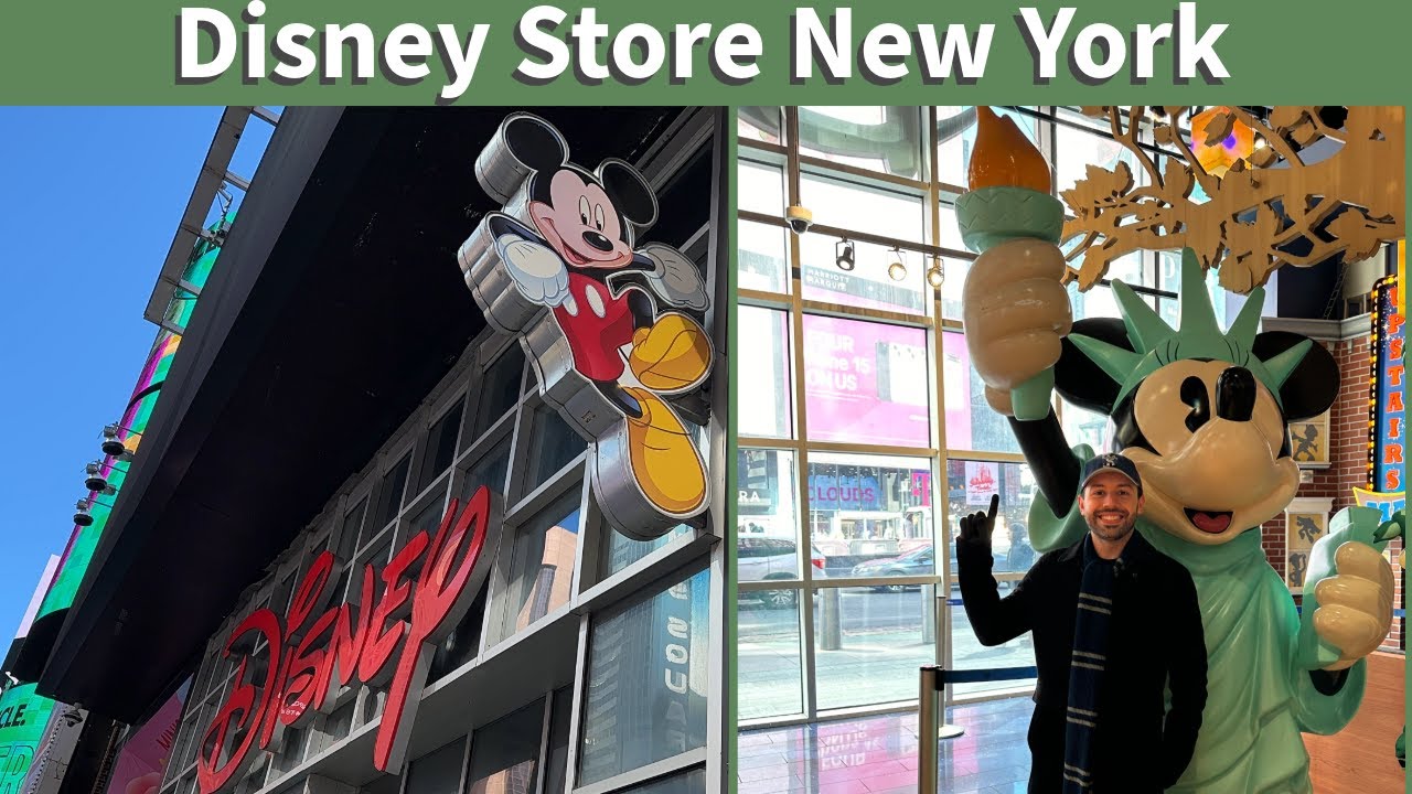 Disney Store - New York Tour (4K) - YouTube