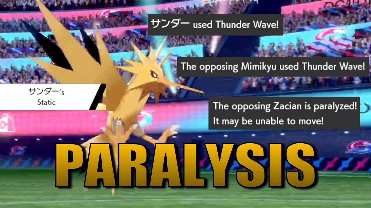 PARALYSIS - The Strongest Status - Pokemon Sword/Shield Ranked Singles ...