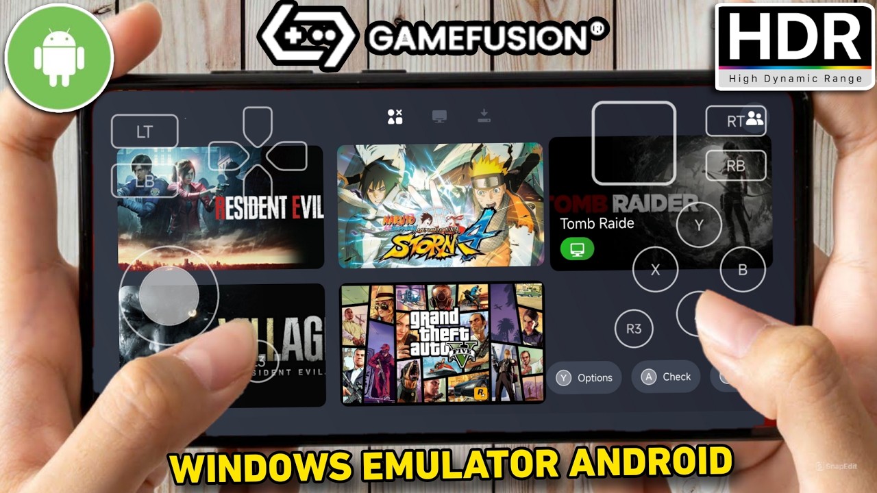 GAME FUSION EMULATOR PC ANDROID HDR SUPORT CHIPSET EXYNOS & MEDIATEK ...