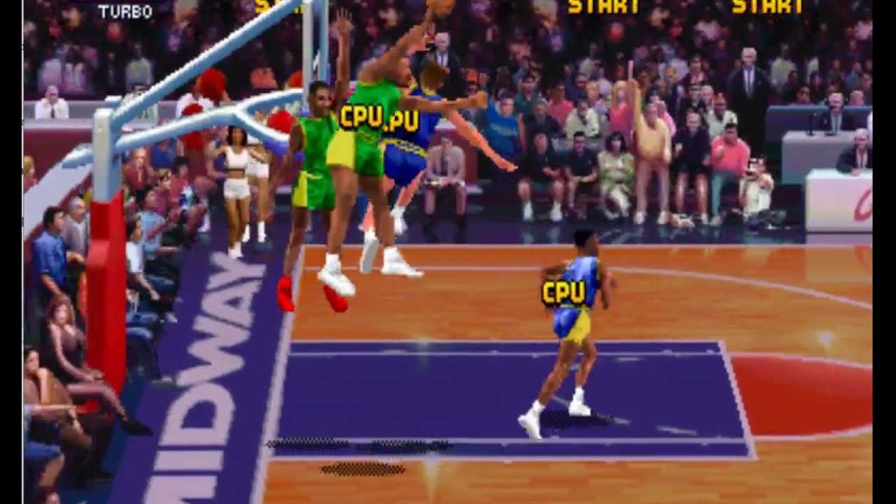 NBA Jam (Seattle SuperSonics) - ARCADE - MAME 0.209 - YouTube
