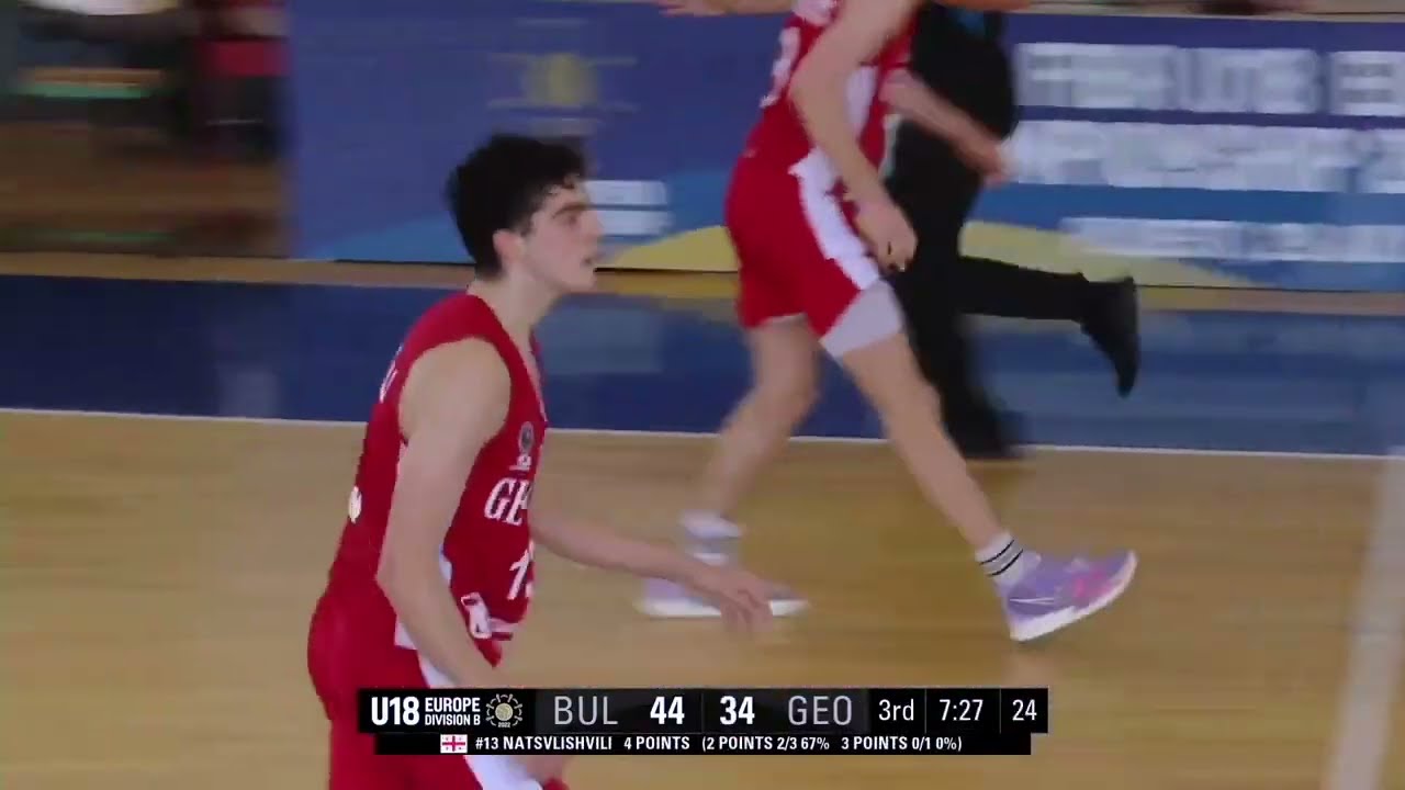 George Natsvlishvili Basketball Highlights Euro U18 2022 - YouTube