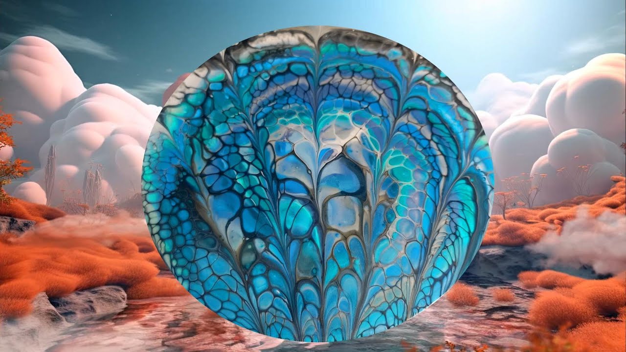 #418 Gorgeous Modified Peacock Radial Swipe With bubbles ...