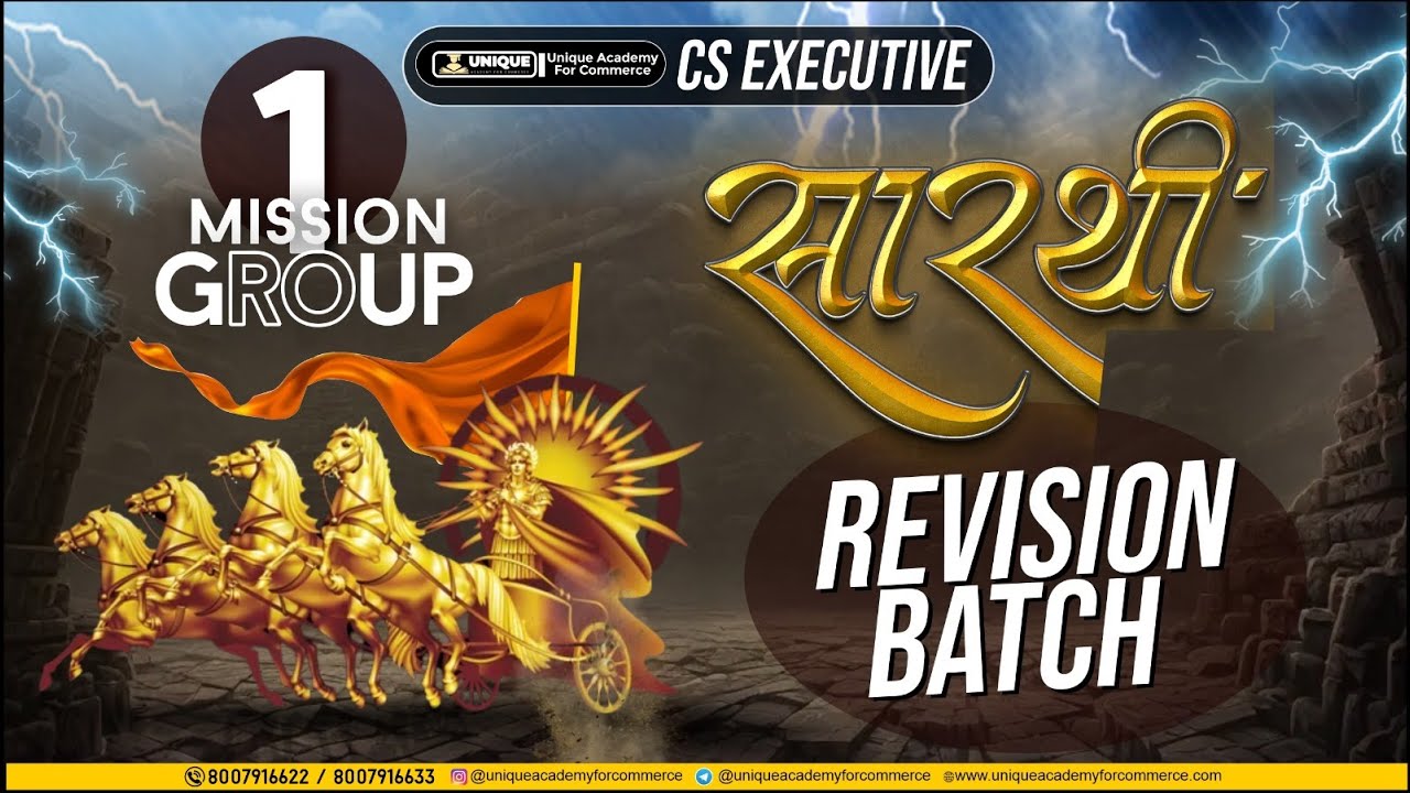 MODULE 1 REVISION PLANNING | SARATHI REVISION BATCH - YouTube