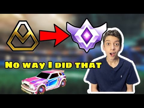 I RANKED UP!!! Gold To Grandchamp In Rocket League (EASY WAY) - YouTube