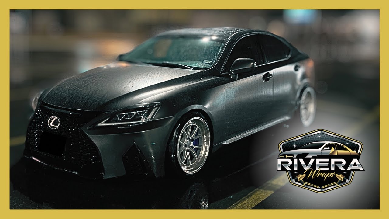Wrapping My LEXUS IS350 | Full Wrap Process | SATISFYING - YouTube