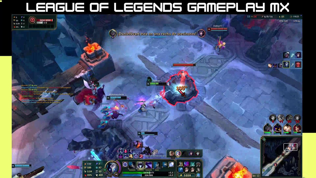 PARTIDA 396 - LEAGUE OF LEGENDS GAMEPLAY MX - YouTube