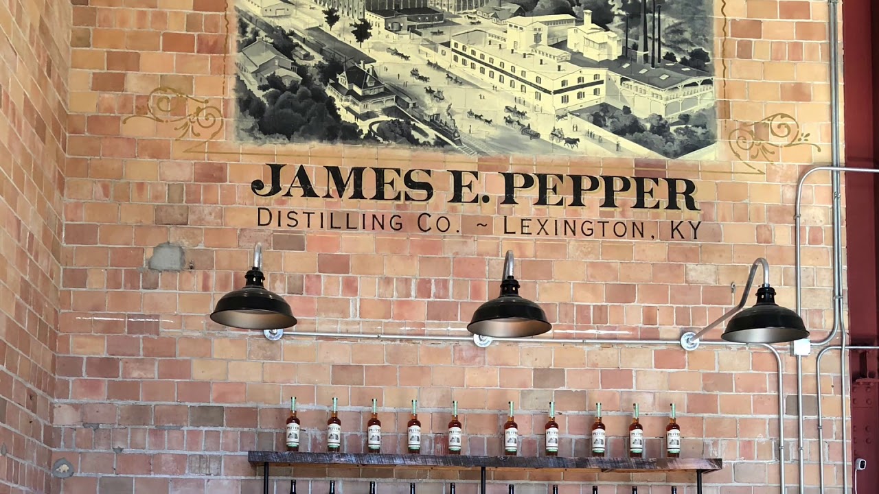 James E. Pepper Distillery / Kentucky Bourbon Trail Craft Tour - YouTube