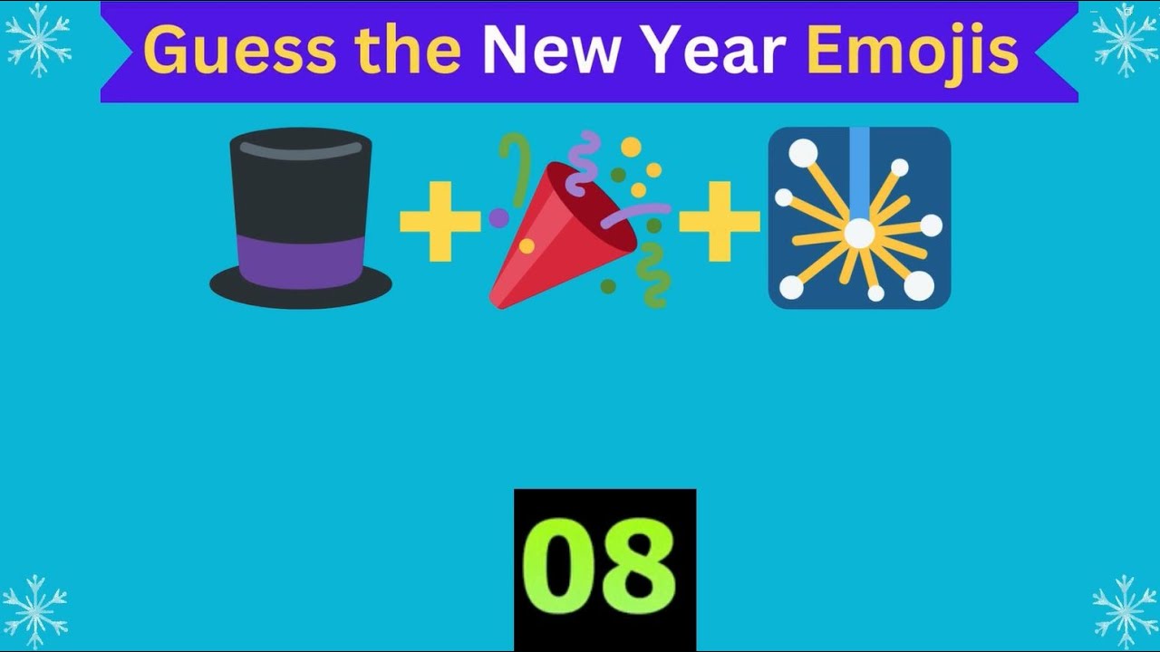 Guess the New Year Emoji Quiz (New Year riddles 2024) #riddles # ...
