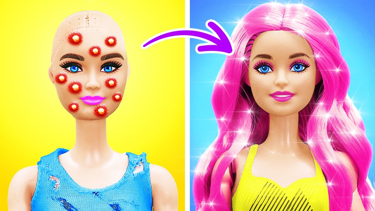 YAY ⭐ Transforming Myself Into BARBIE 💕🎀 Becoming BARBIE in Real Life ...