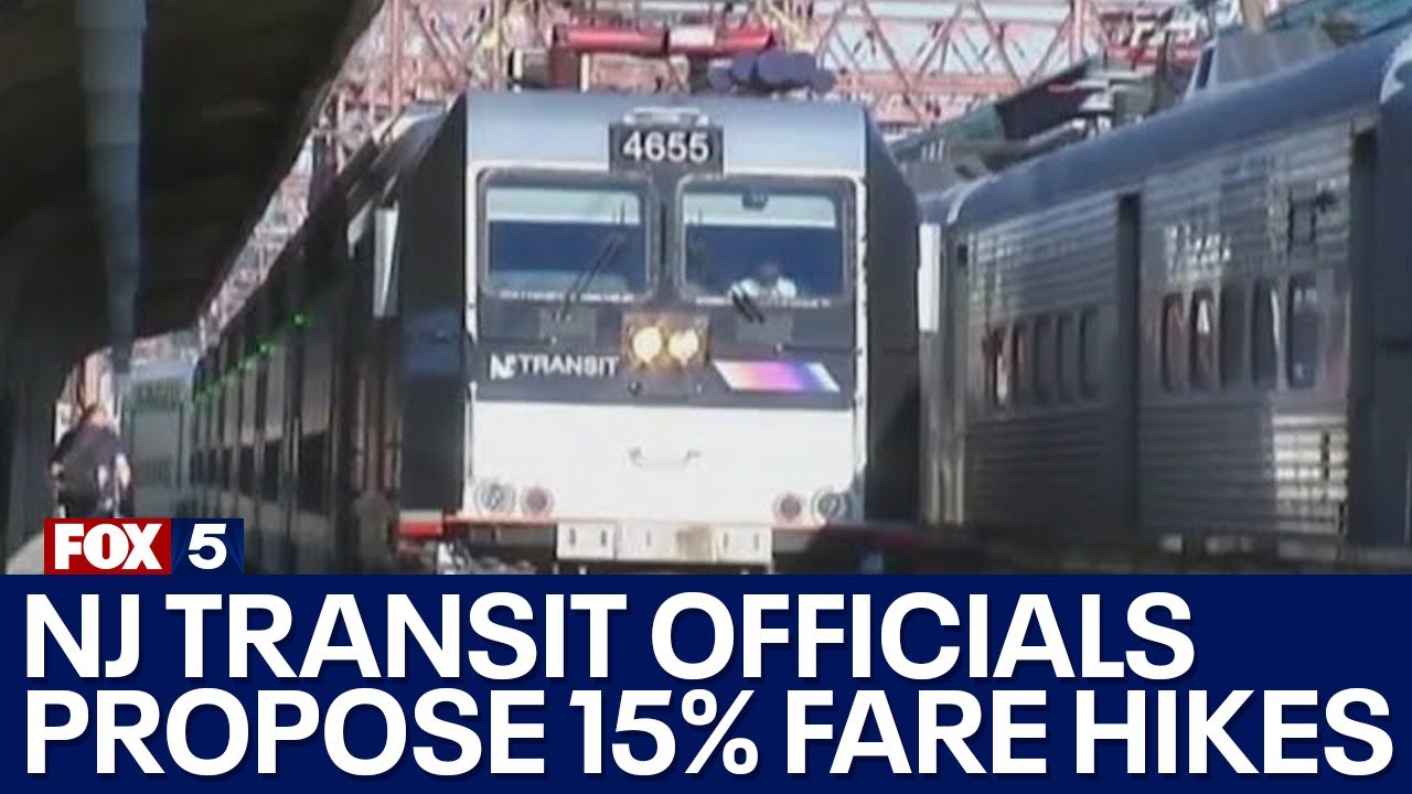 NJ Transit officials propose 15% fare hikes l What to know - YouTube