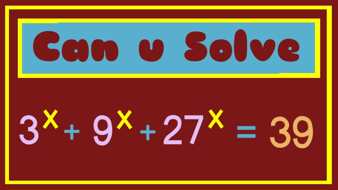 #maths || Nice Exponential Math Simplification || Oxford University || #algebra - YouTube
