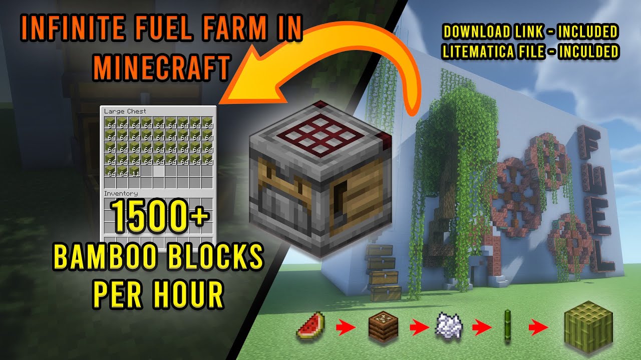 NEW 1.21 Infinite Fuel Farm in Minecraft Java- first official CRAFTER ...