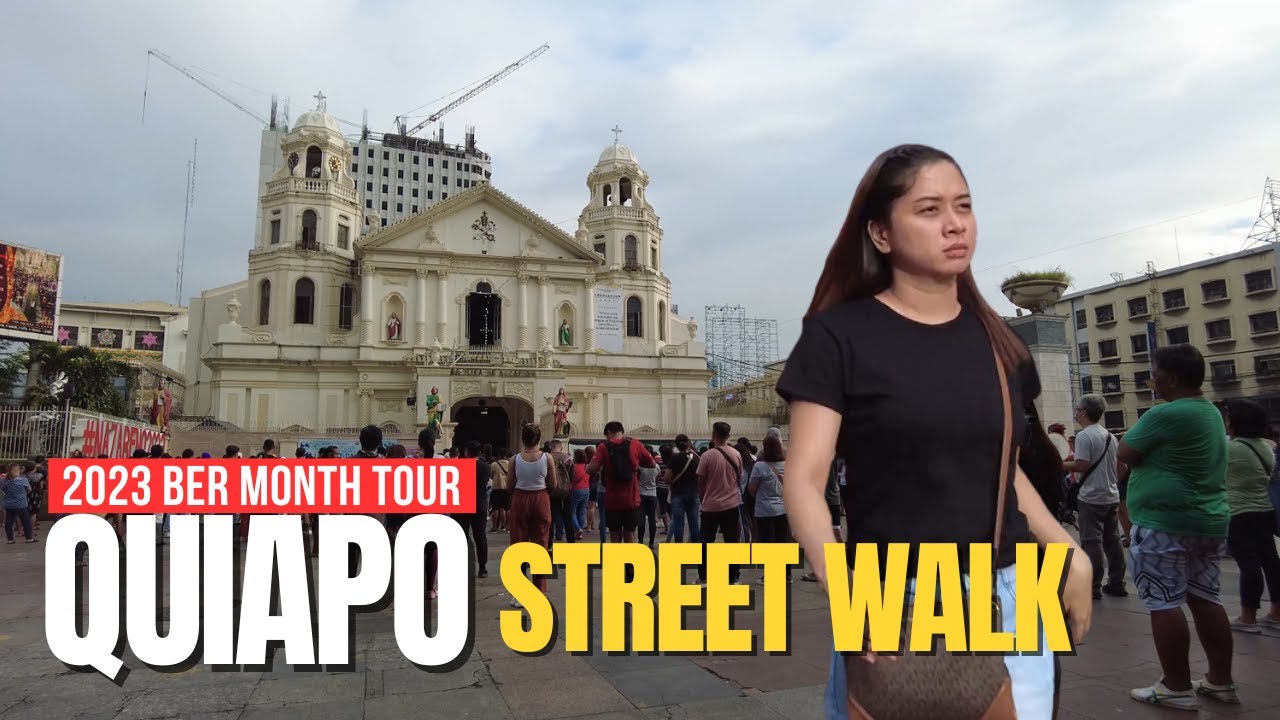 [4K] WALKING AROUND THE BUSY STREETS AT QUIAPO MANILA PHILIPPINES - YouTube