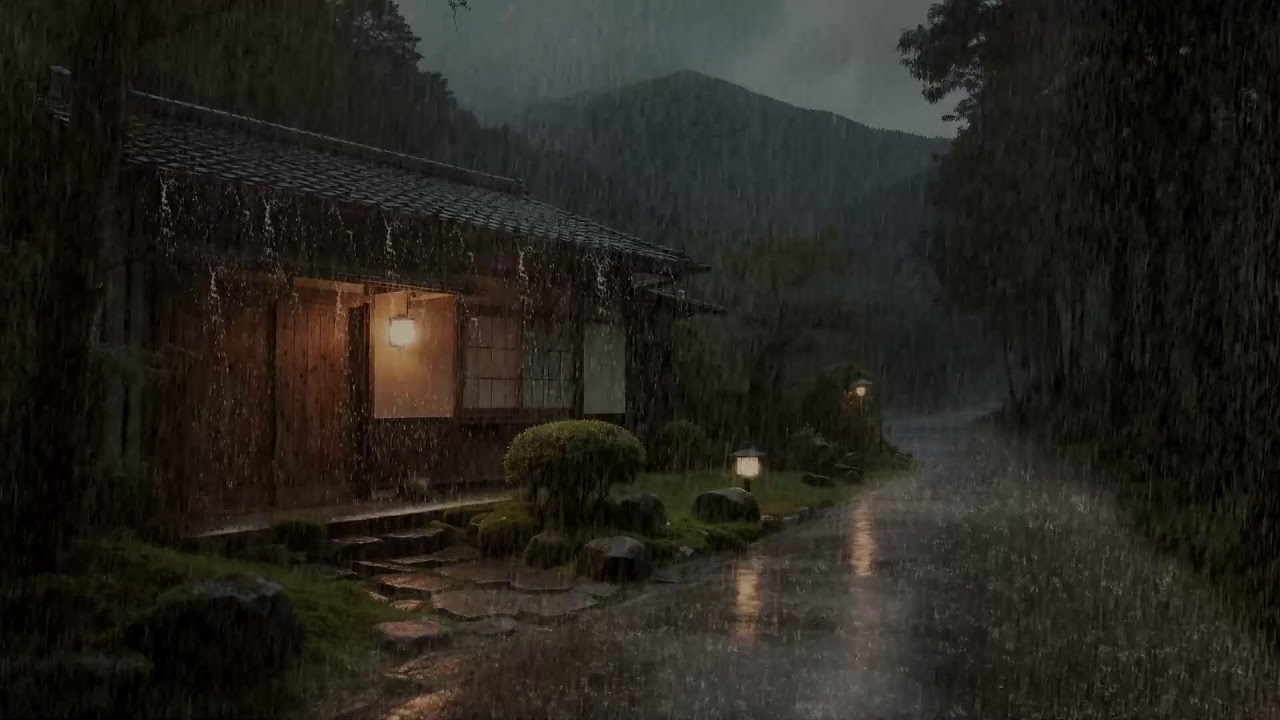 Let Go Tonight 🌧️ Heavy Rain Sounds on Tin Roof for Deep Sleep and Calm ...