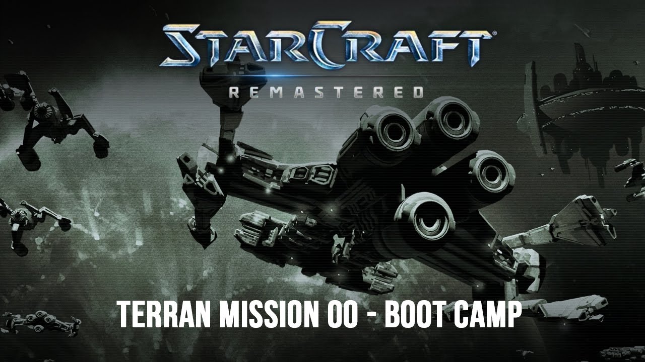 StarCraft 1 Remastered - Terran Campaign - Tutorial - Boot Camp ...