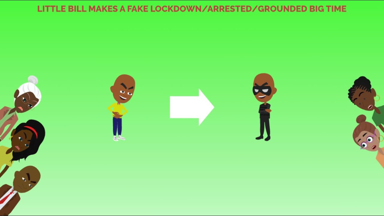 Little Bill Makes A Fake Lockdown/Arrested/Grounded Big Time - YouTube