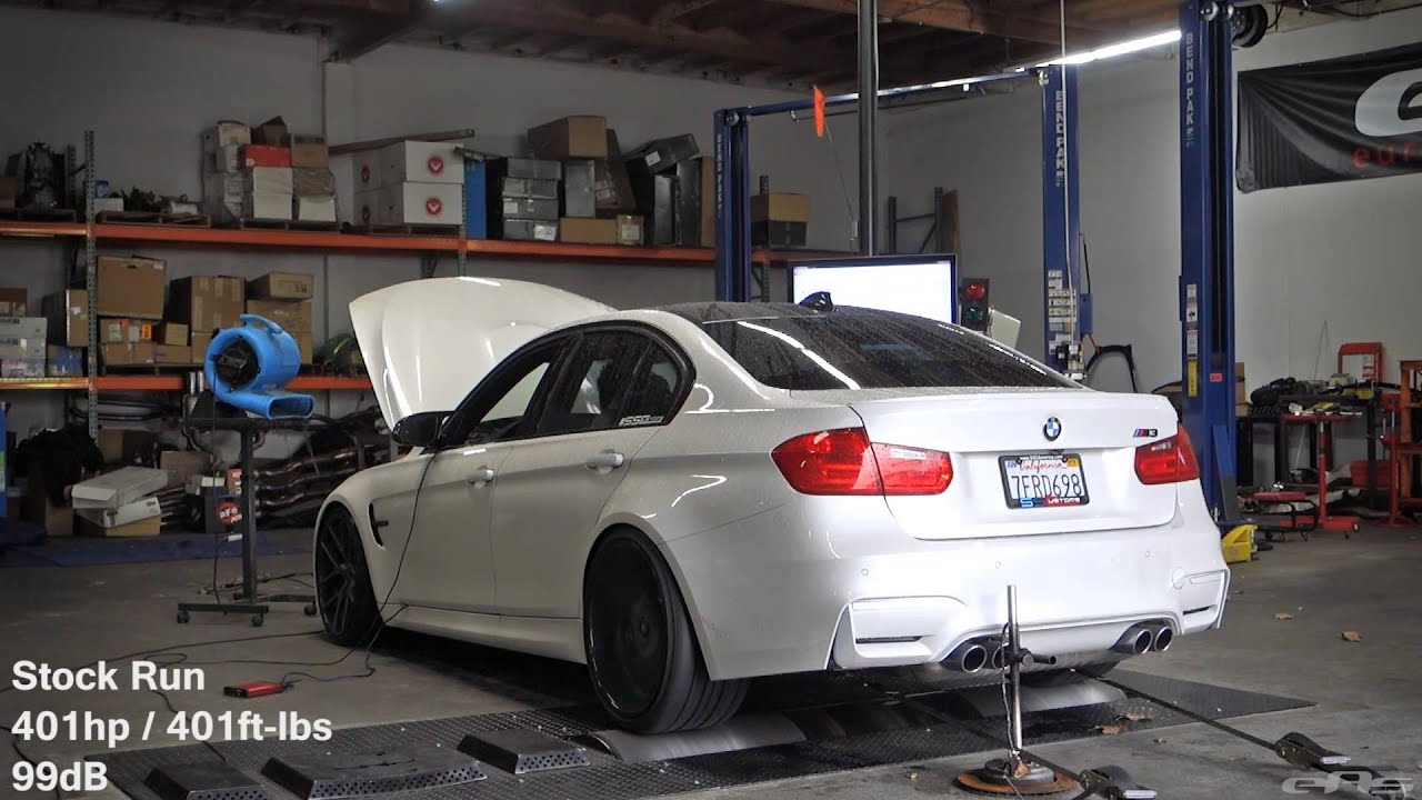 2015 BMW F80 M3 Dyno - Eisenmann Mufflers, Midpipe & Downpipes, JB4 ...