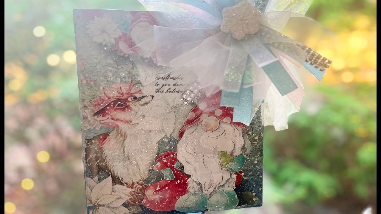 Diy Decoupage gift box #upcyclewithdecoupage - YouTube