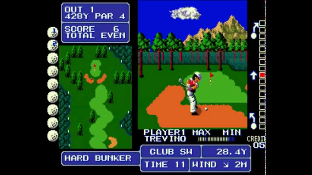 Fighting Golf (World?) (Arcade) - YouTube