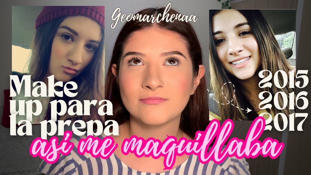 Tutorial de MAKEUP para ir a la PREPA en 2015🤡💗 - YouTube