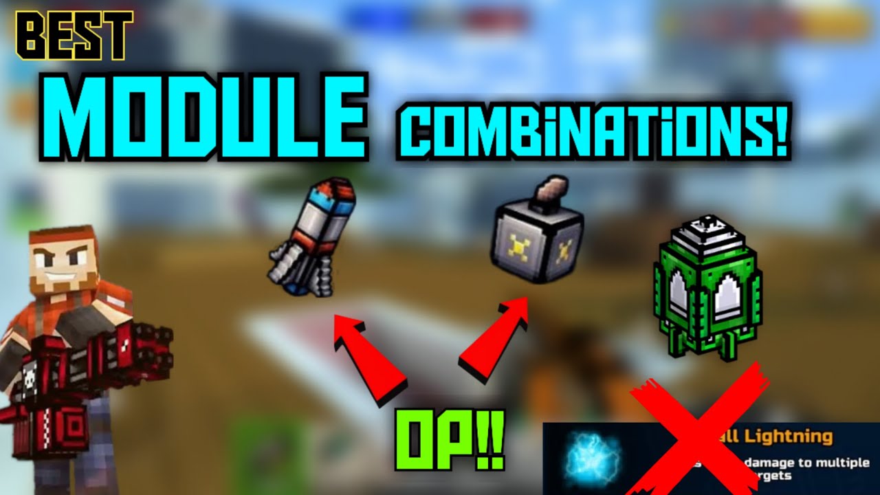 Best Module Combinations & Best Modules in Pixel Gun 3D - YouTube