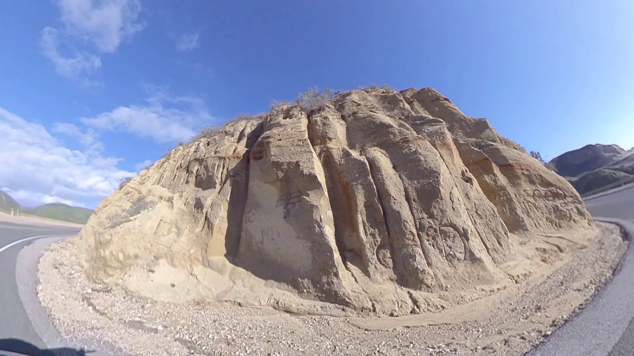 Grimes Canyon Sandstone Walls along CA-23 (Insta360 One X) - YouTube