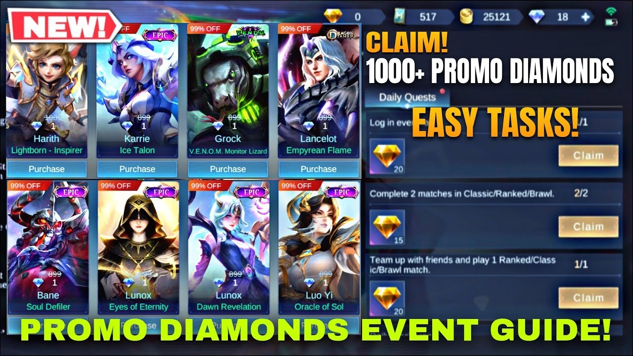 PROMO DIAMONDS EVENT GUIDE! PROMO CARNIVAL EVENT 2023 - YouTube
