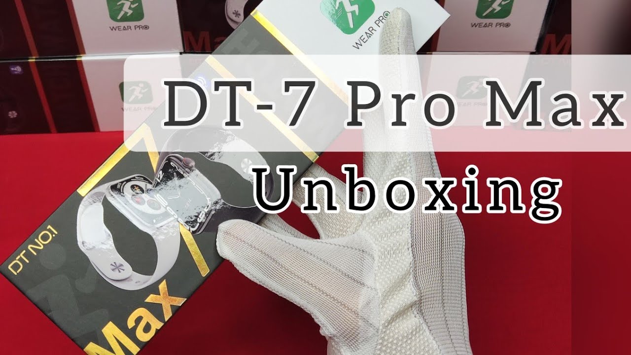 DT7 Pro MAX smart watch unboxing | IWatch 7 Sapphire Luxe copy - YouTube