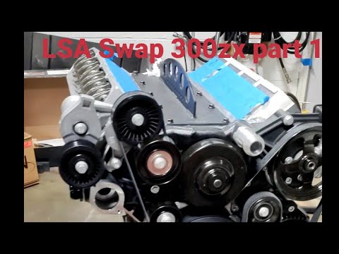 LSA swap 300zx part 1 - YouTube