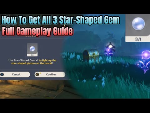 How To Get All 3 Star Shaped Gems | Full Gameplay Guide | Genshin - YouTube