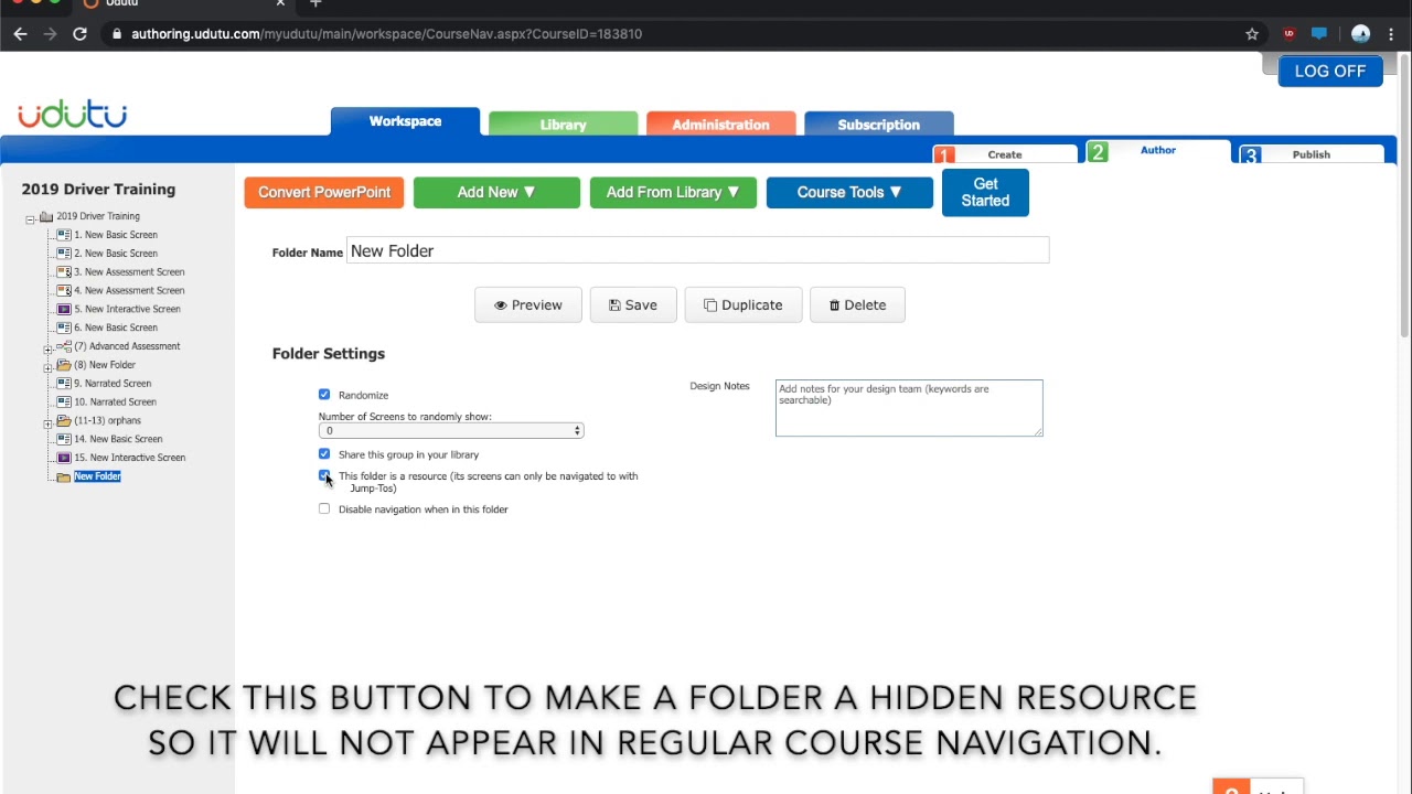 How to Use Course Folders - YouTube