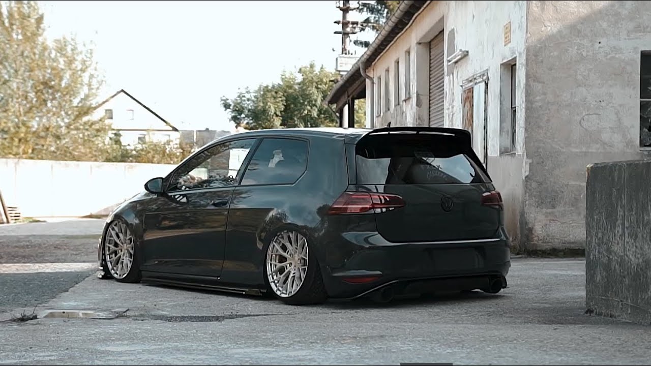 Bagged GTI Clubsport /// CarPorn /// Clean.MK7 /// CL Design - YouTube