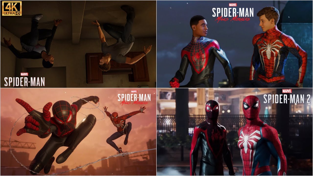 How Peter Parker And Miles Morales Became Friends Marvel's Spider-Man ...