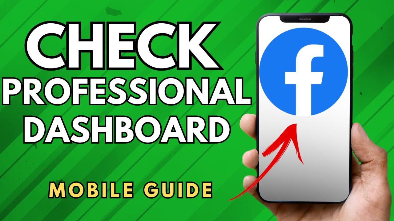 How To Check Professional Dashboard On Facebook - (Easy Guide!) - YouTube