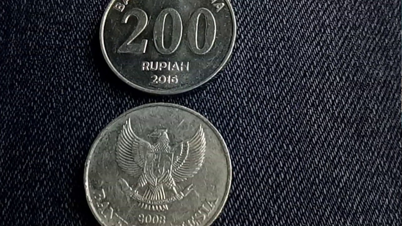 Mata Uang koin 200 Republik Indonesia dua model - YouTube