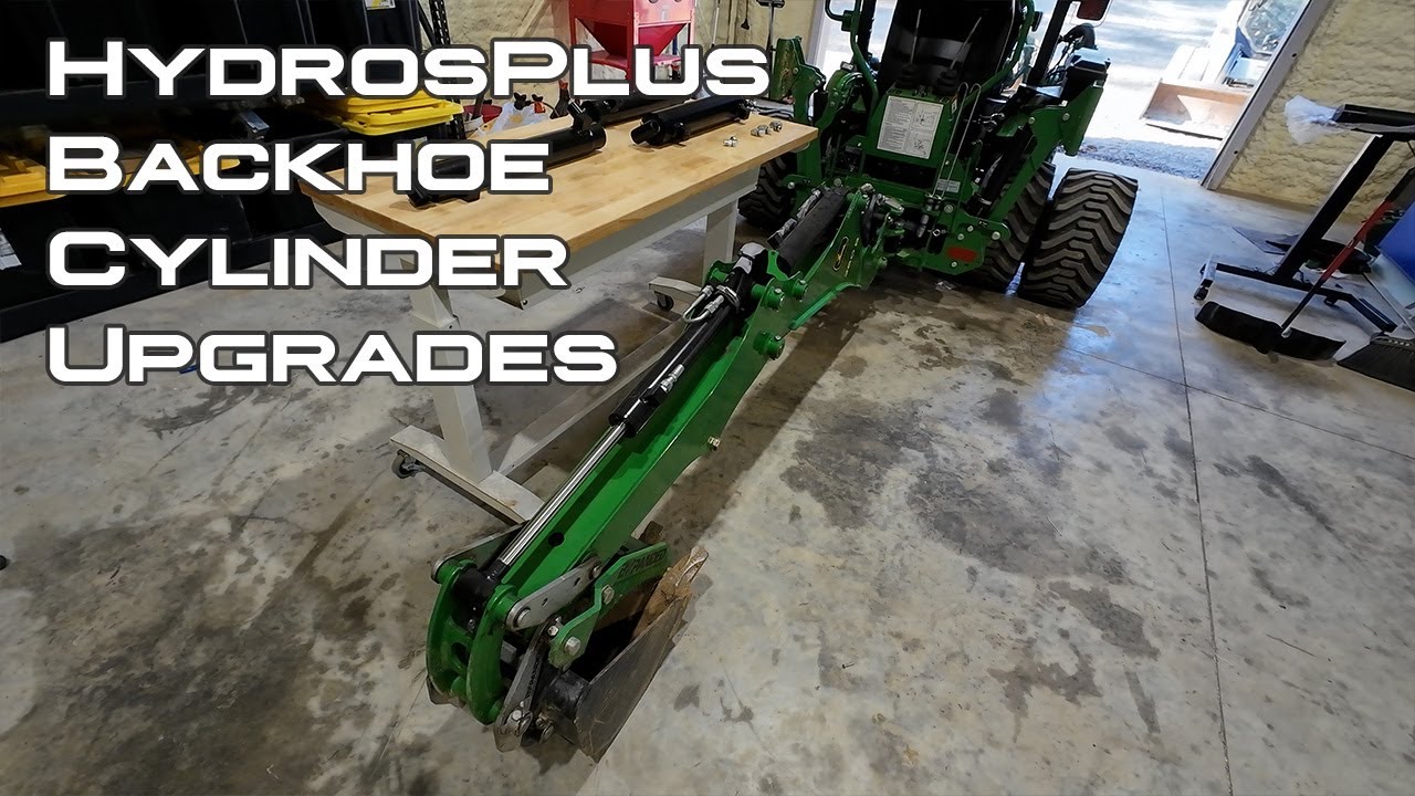 HydrosPlus Backhoe Cylinder Upgrades - John Deere 260B, 270B, 370B, 260 ...