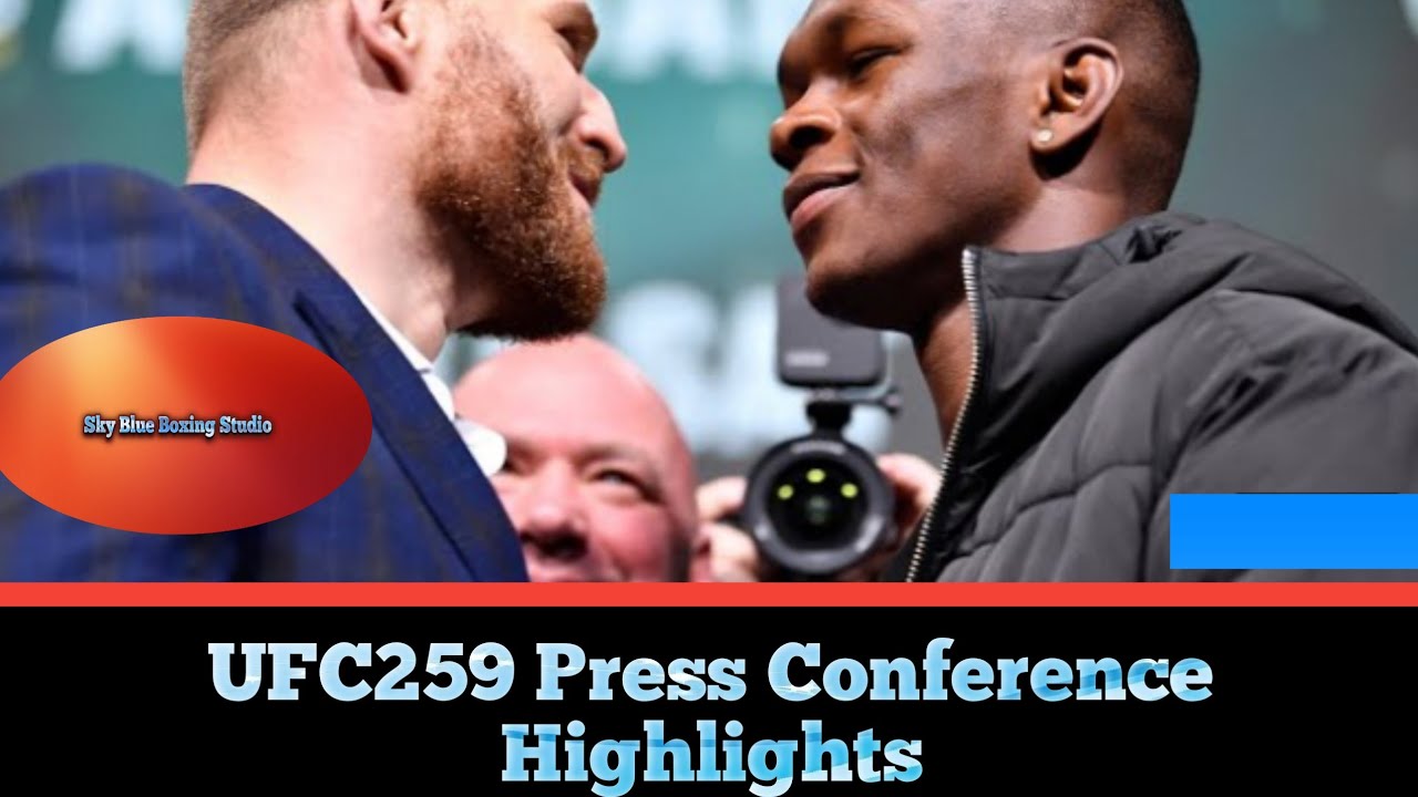 #UFC259 Pre-Fight Press Conference:Isreal Adesanya vs Jan Blachowic # ...