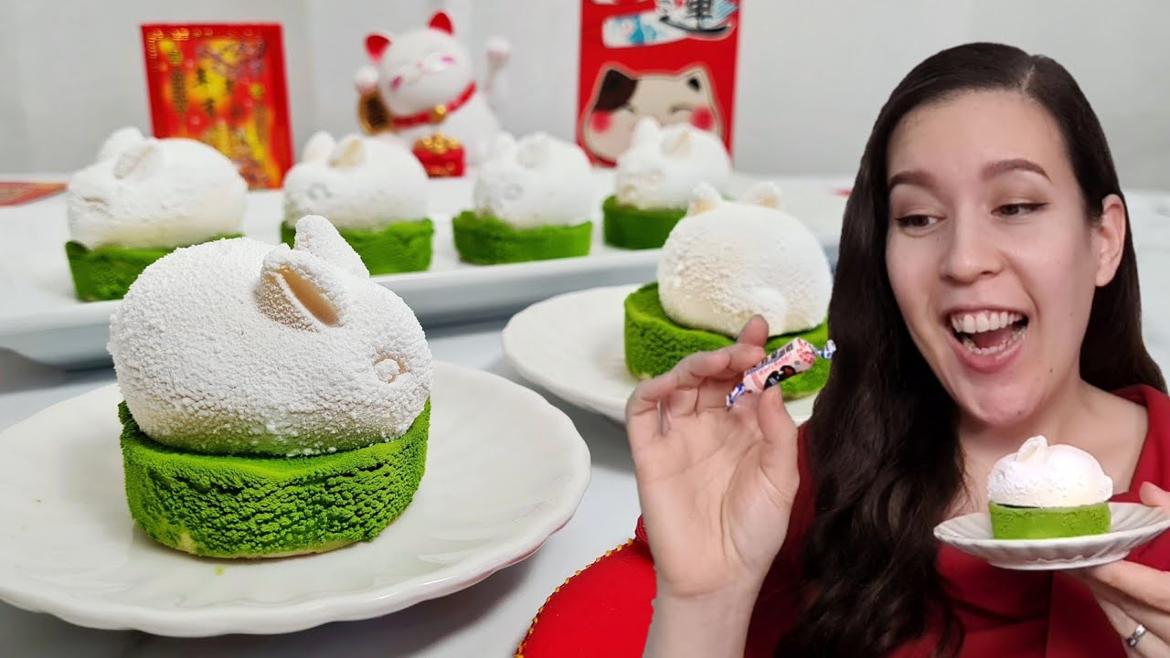 How To Make White Rabbit Candy Cheesecake Recipe | Chinese New Year ...